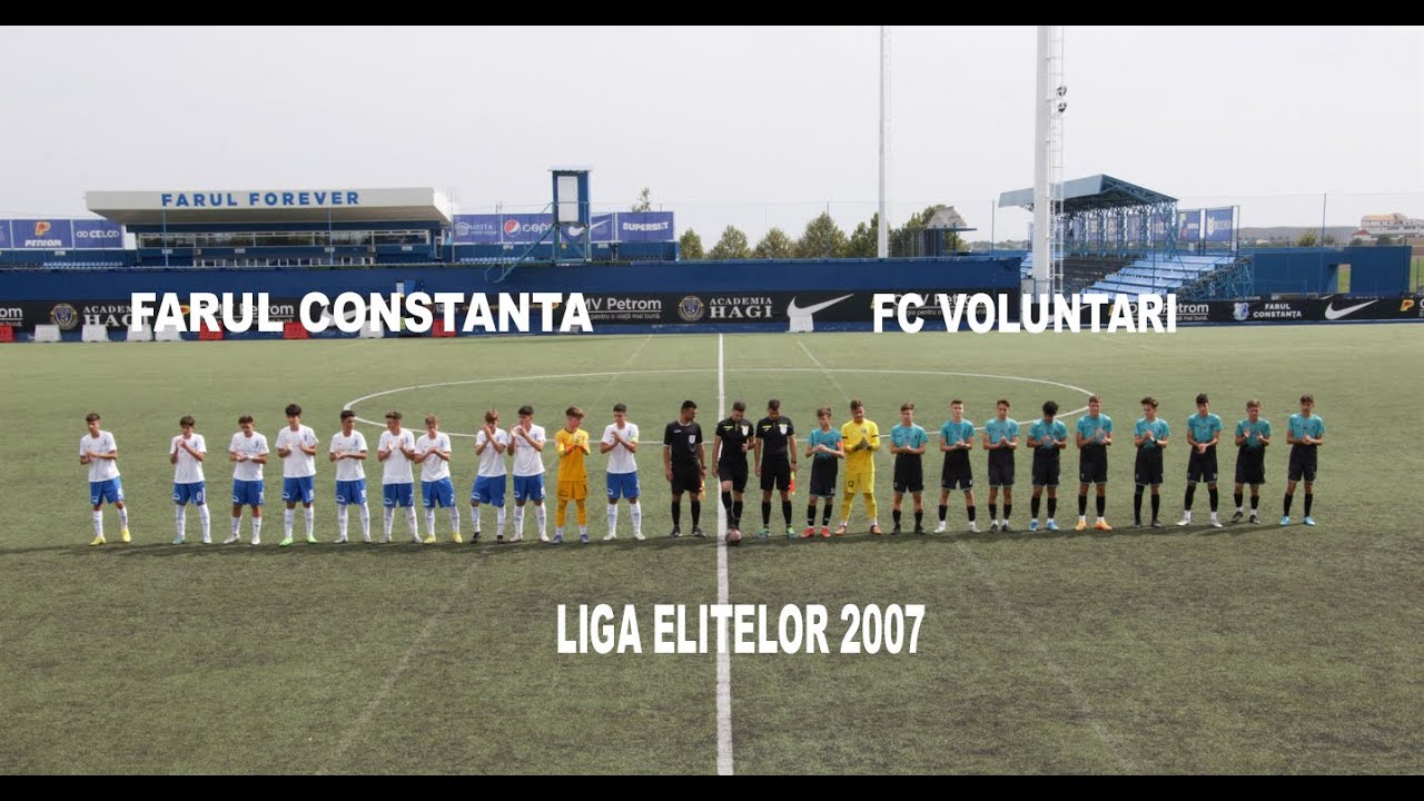 Meci FARUL CONSTANTA - FC VOLUNTARI 2007 (liga elitelor) repriza 1 - YouTube