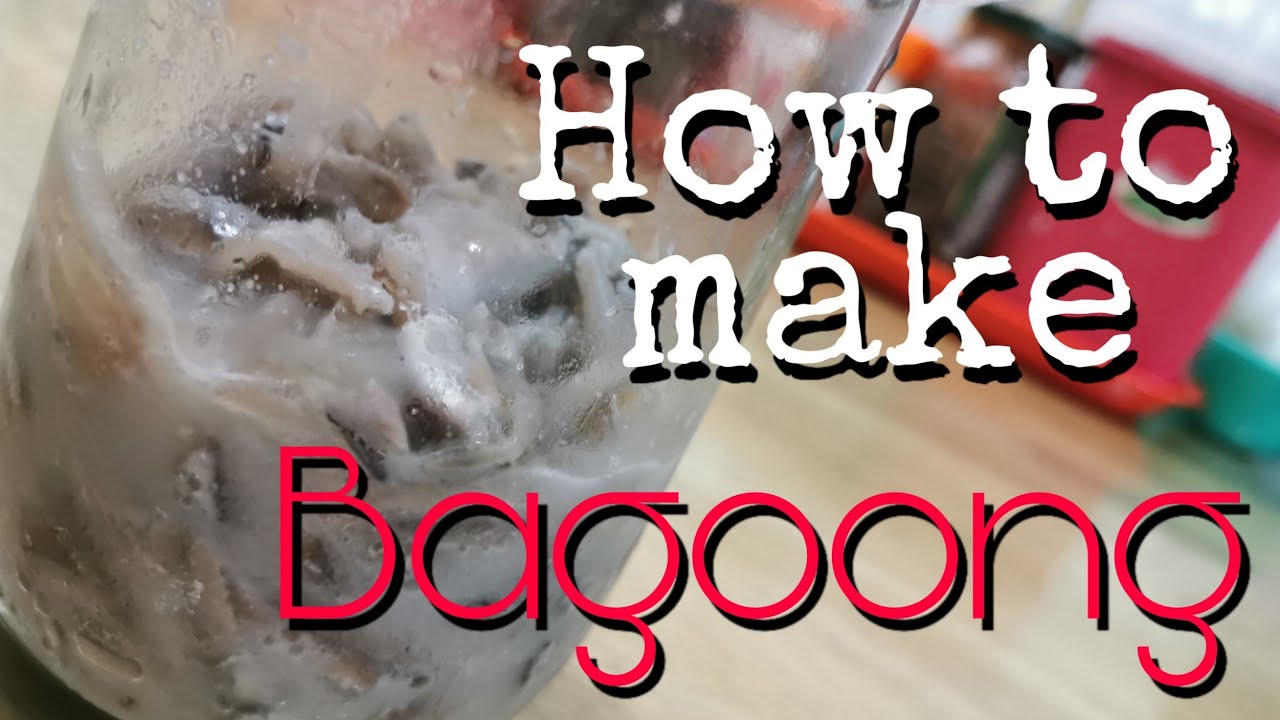 HOW TO MAKE BAGOONG/GINAMOS, RECIPE - YouTube