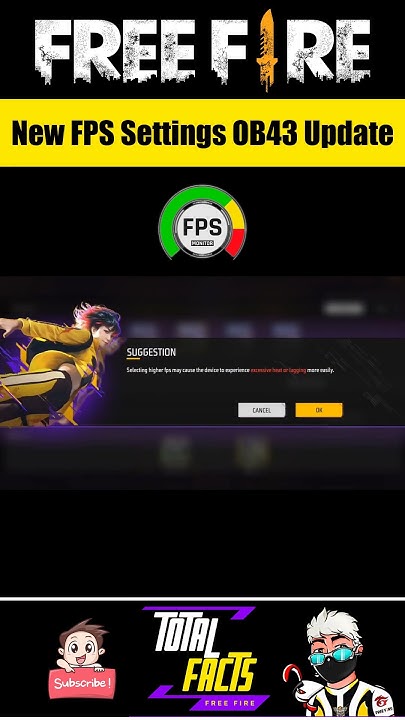 New Enhanced FPS Setting in Display Settings 😊 Free Fire OB43 Update - YouTube