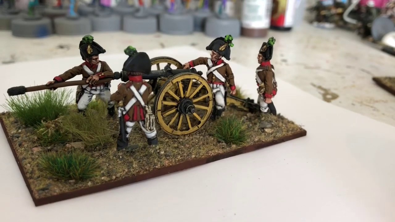 Perry miniatures 28mm Austrian Artillery - YouTube