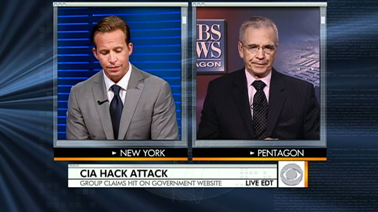 Hackers claim hit on CIA website - YouTube