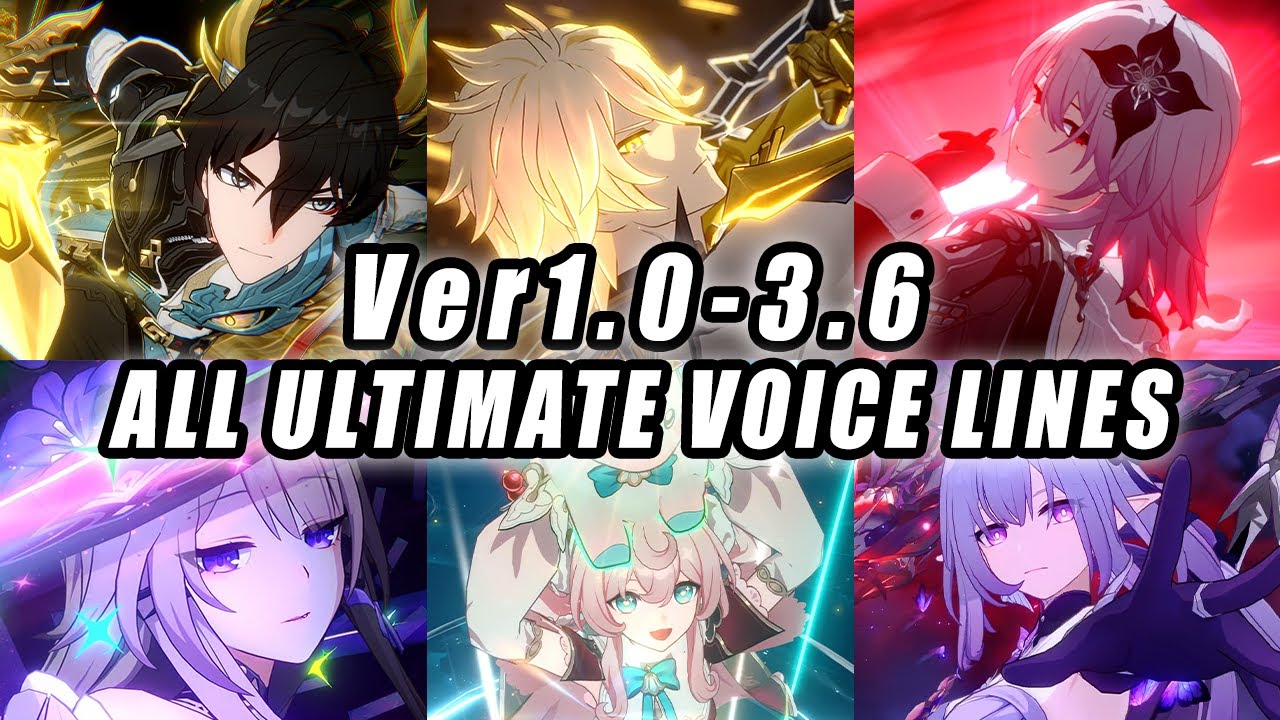 [EN DUB] All 78 Characters Ultimate Voice Line/Honkai: Star Rail - YouTube