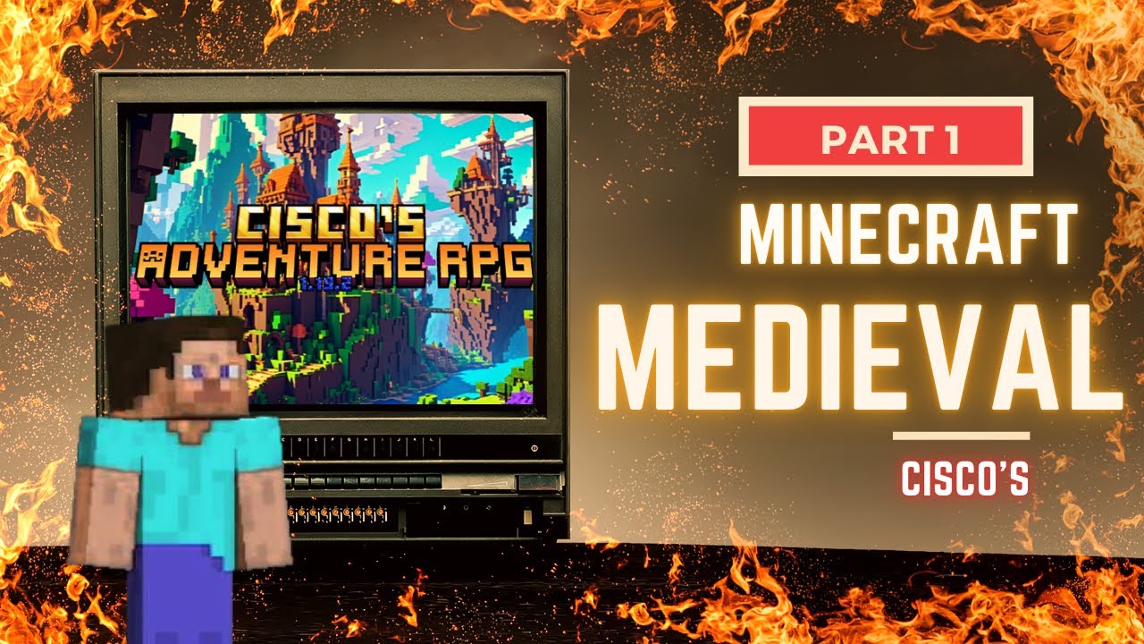 JE DEBUTE UNE GRANDE AVENTURE | MINECRAFT CISCO'S MEDIEVAL RPG ULTIMATE ...