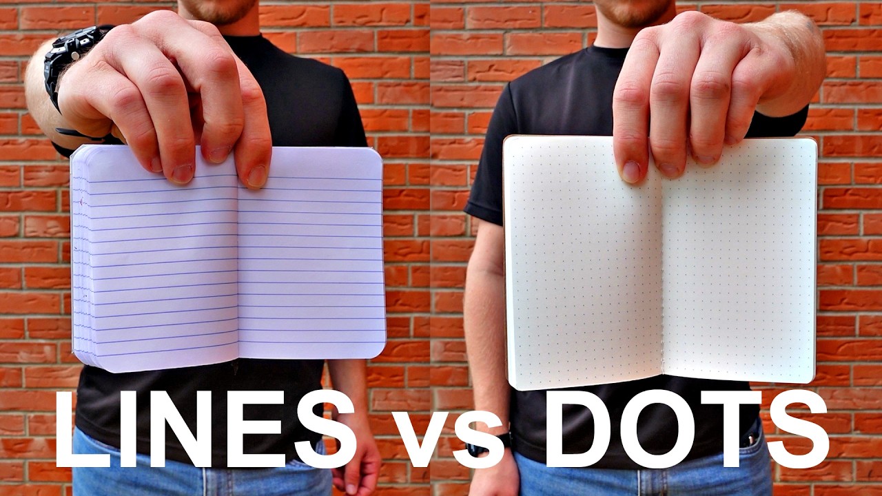 Which is The BEST Pocket Notebook? | DOTS vs LINES! - YouTube