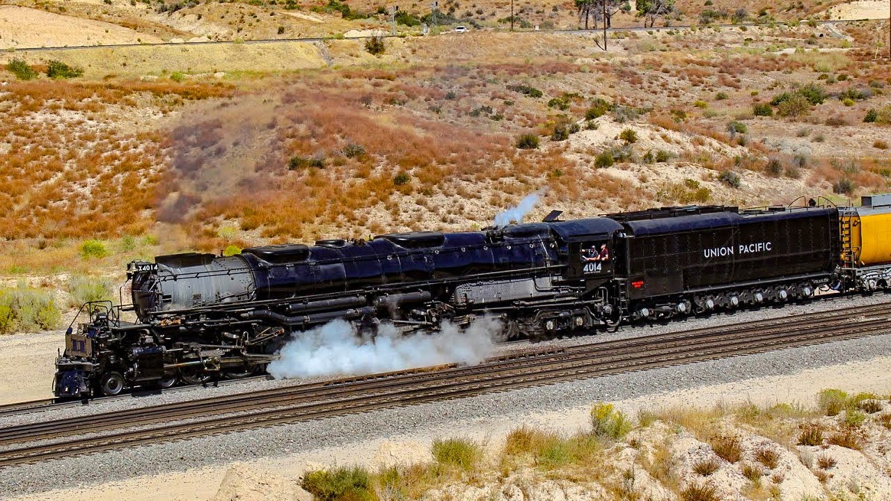UP Big Boy 4014 RailGiants Excursion Chase! - YouTube