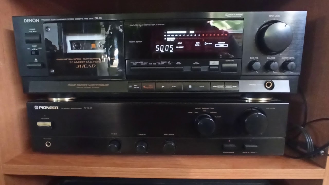 DENON DR-70. Кассетная дека. - YouTube