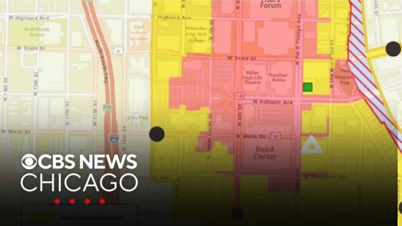 Secret Service announces new perimeter for DNC in Chicago - YouTube