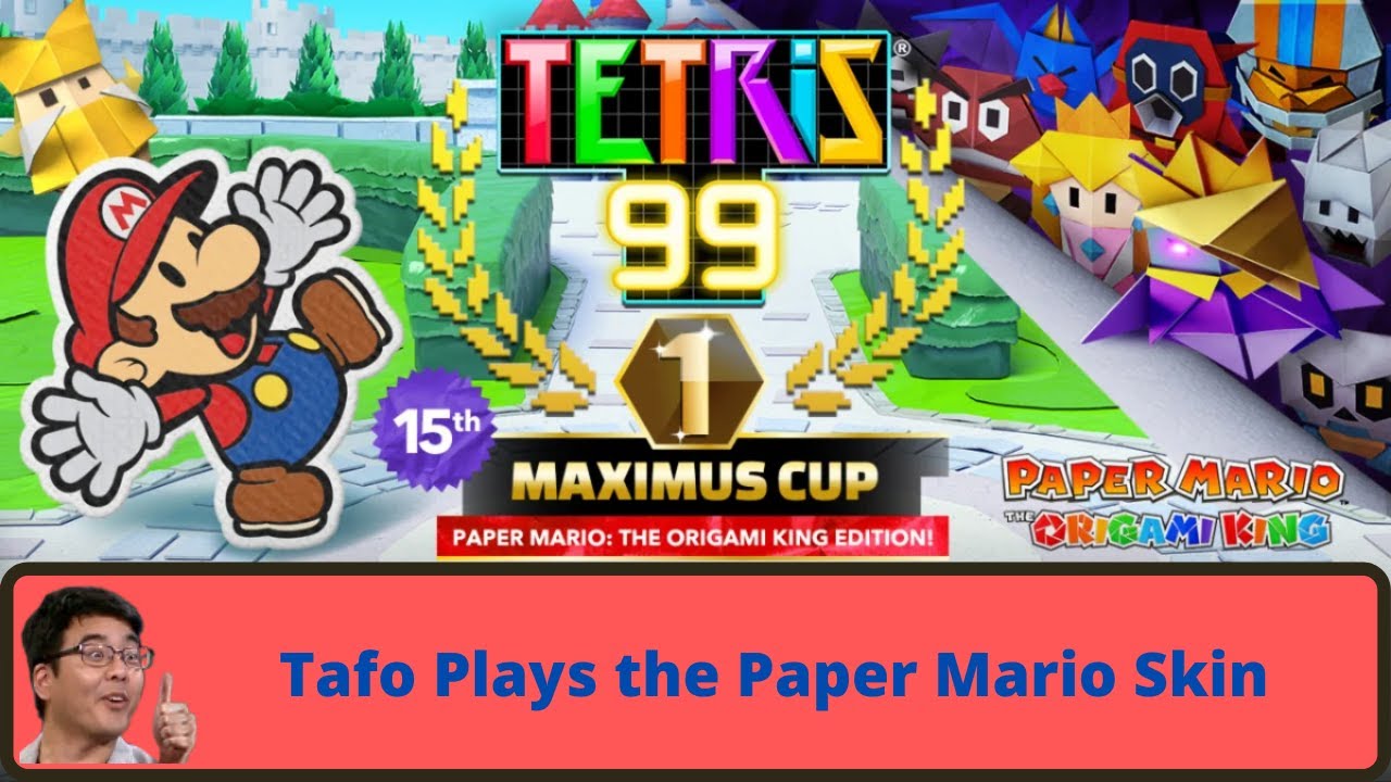 Unlocking the NEW Paper Mario skin (Tetris 99) - YouTube