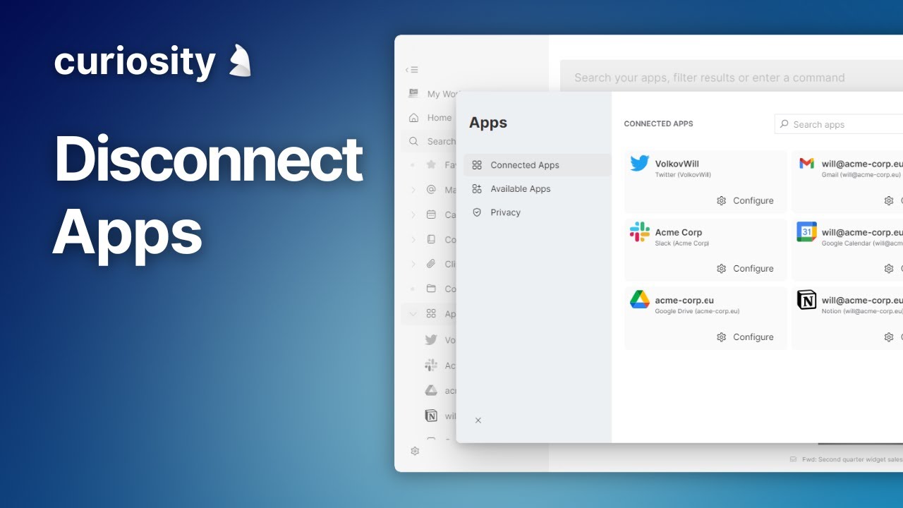Disconnect apps - YouTube