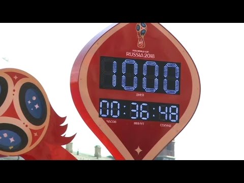 Russia kicks off 1,000-day countdown to 2018 FIFA World Cup - YouTube