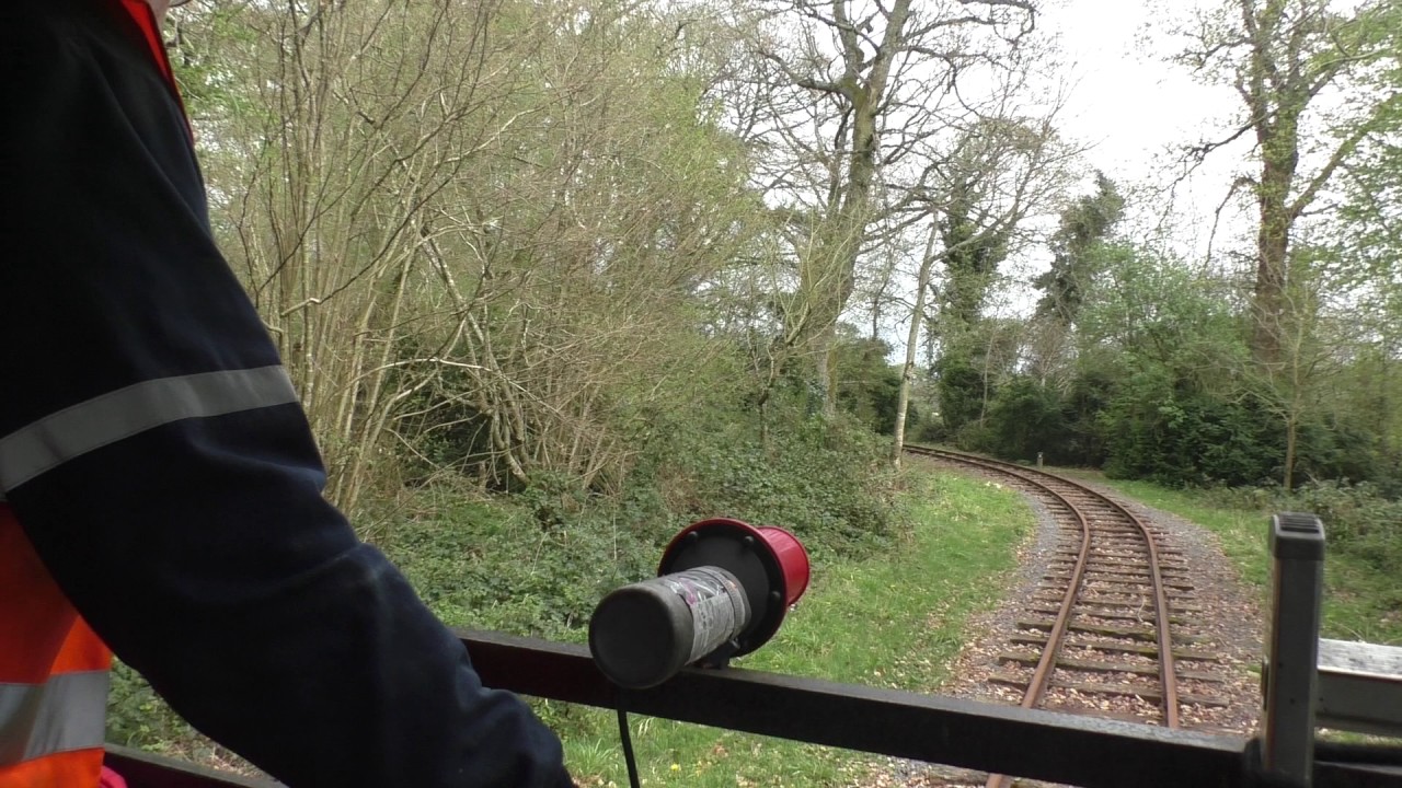 Stradbally Woodland Railway full journey (going backwards) - YouTube