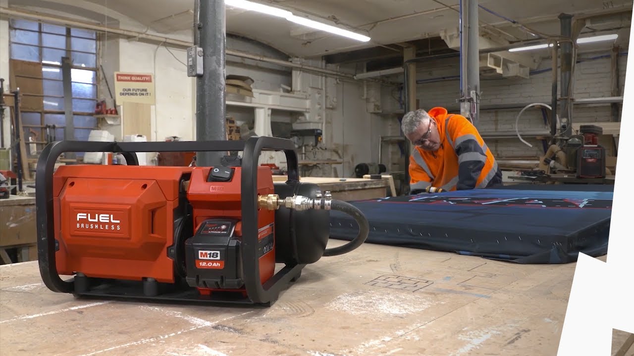 MILWAUKEE® M18 FUEL™ Air Compressor - Testimonial - YouTube