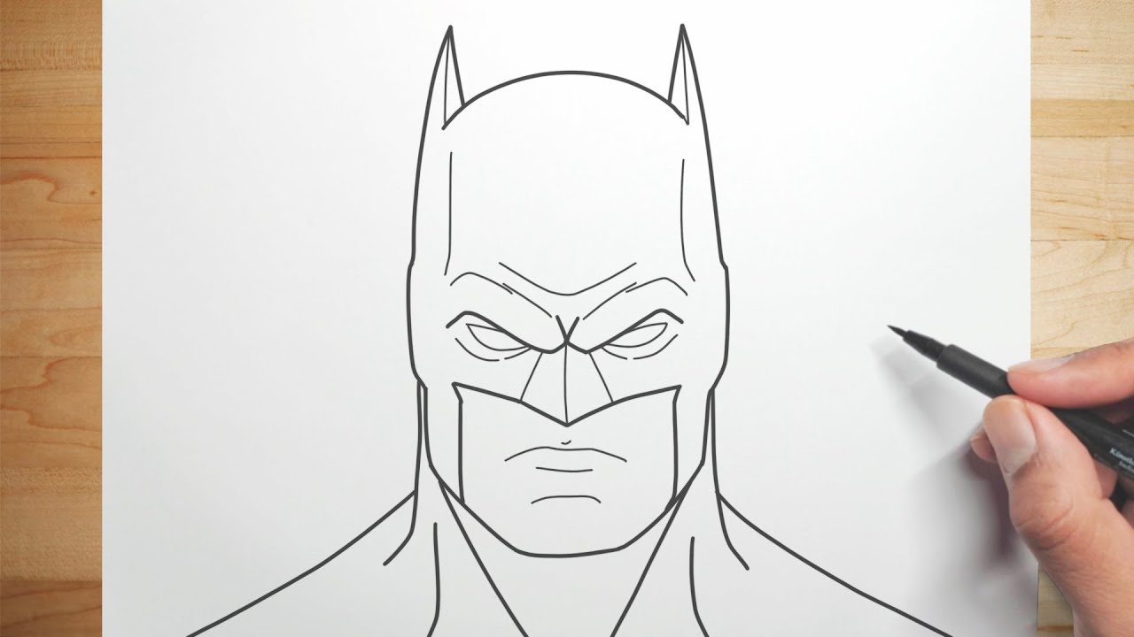How To Draw Batman Step by Step / EASY / Fanart Study - YouTube
