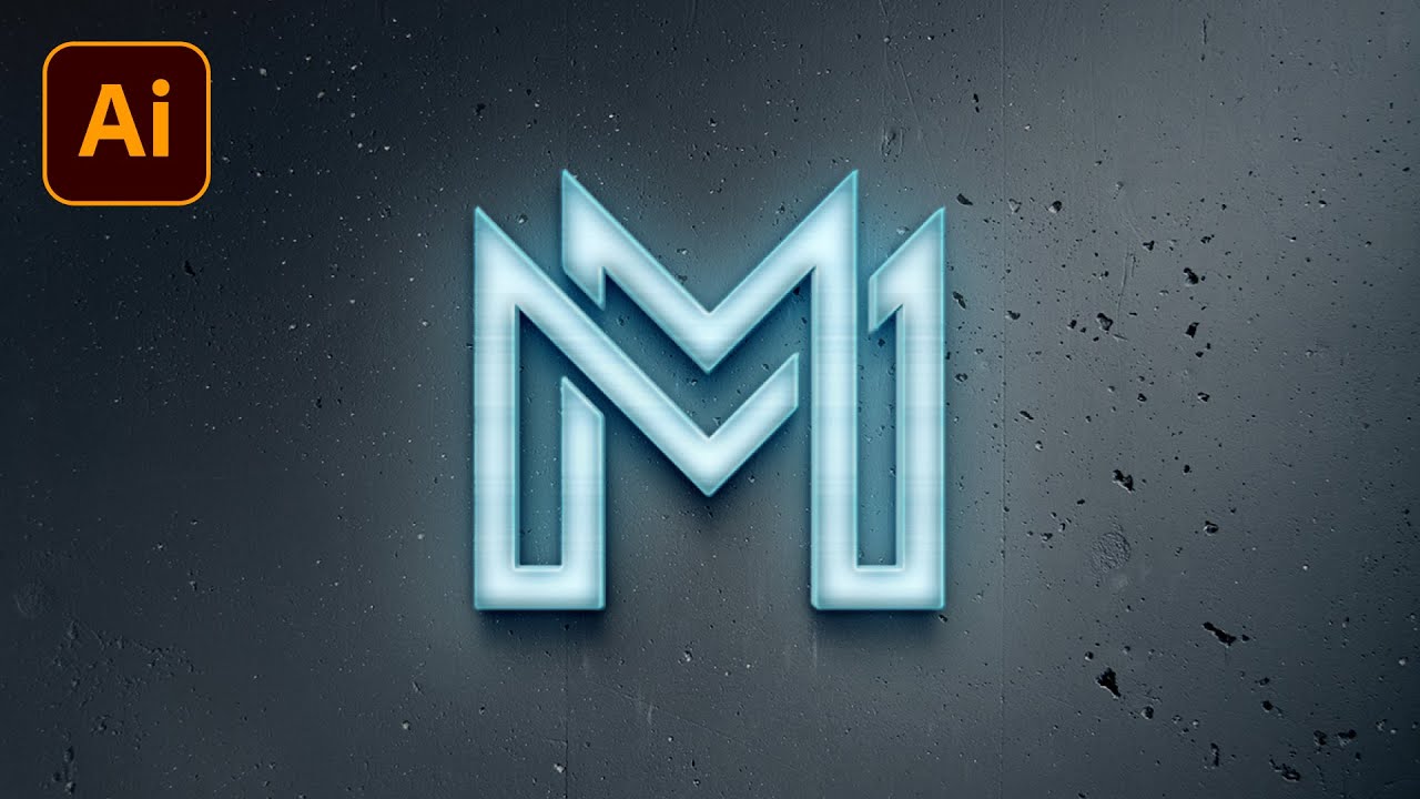 Professional logo design || M Letter logo design illustrator - YouTube