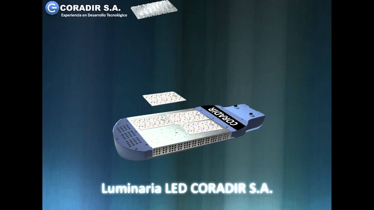 Luminaria LED CORADIR - YouTube