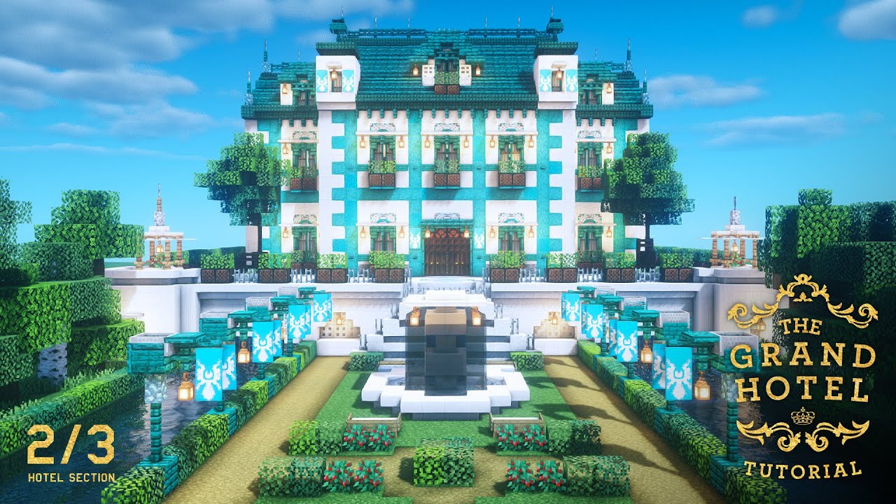[Minecraft tutorial] A Real Architect Builds a Base in Minecraft / The ...