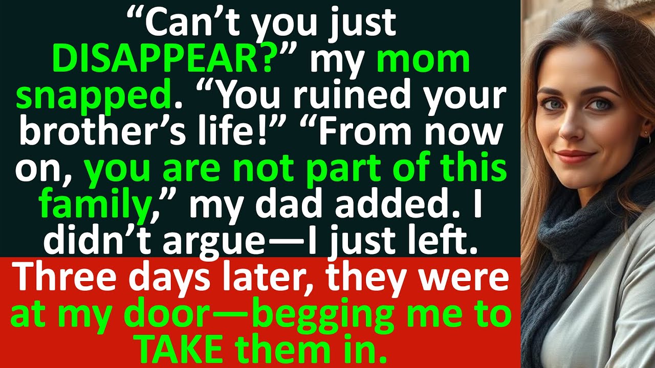 “Can’t you just disappear!” my mom said. “You are not part of this ...