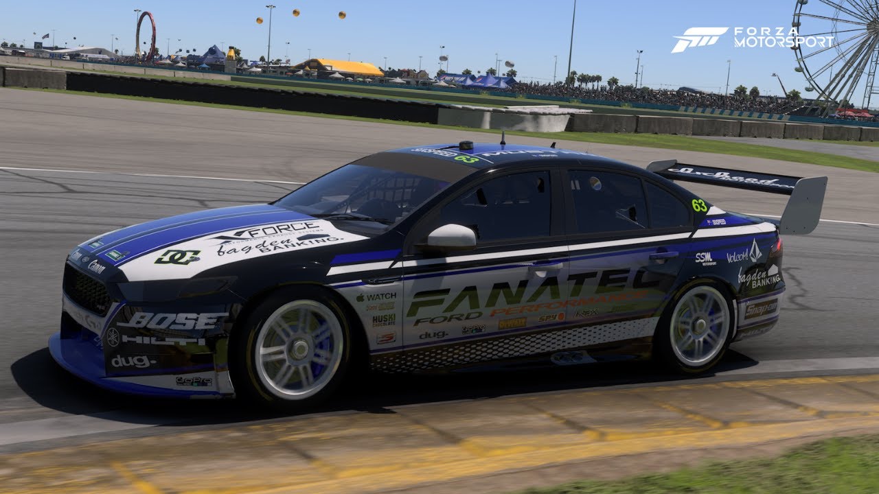 Forza Motorsport Ford FGX Falcon V8supercar Racing Around Daytona ...