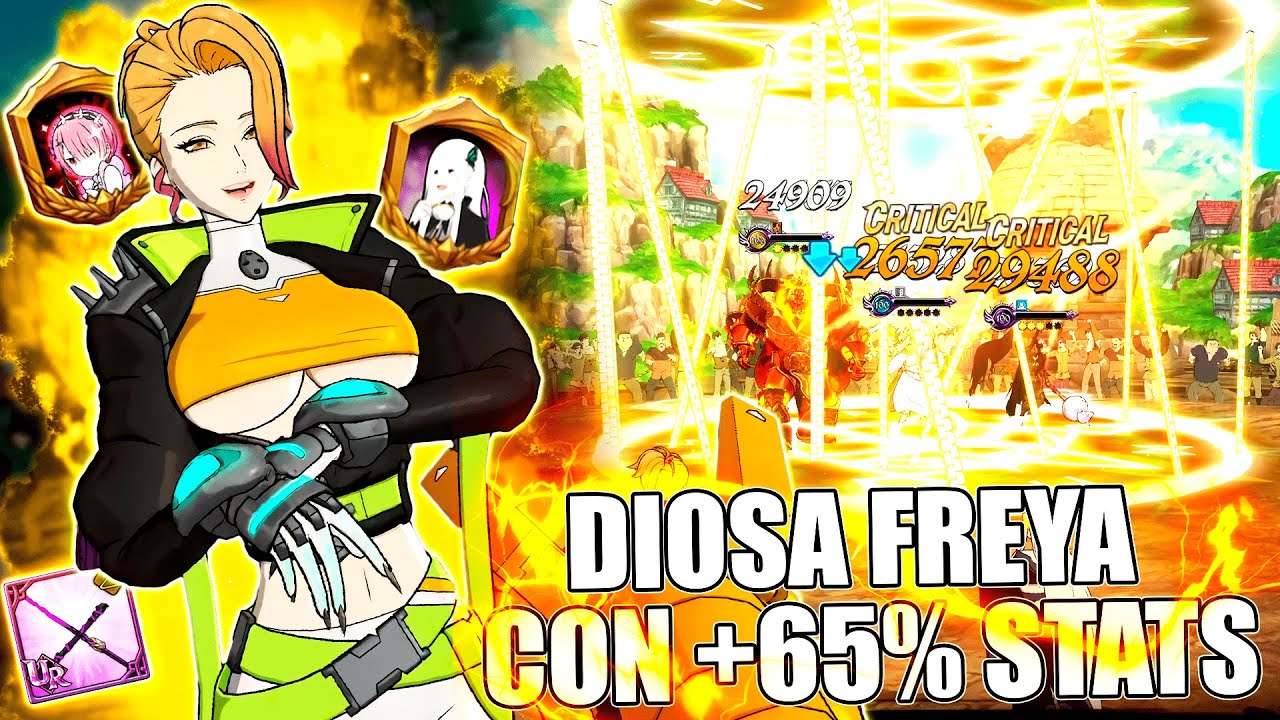 🌟DIOSA FREYA🌟 con 65% de STATS BASICAS es INCREIBLE - 7DS Grand Cross ...