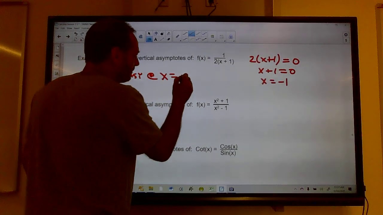 Calculus Lesson 1 5 Infinite Limits - YouTube