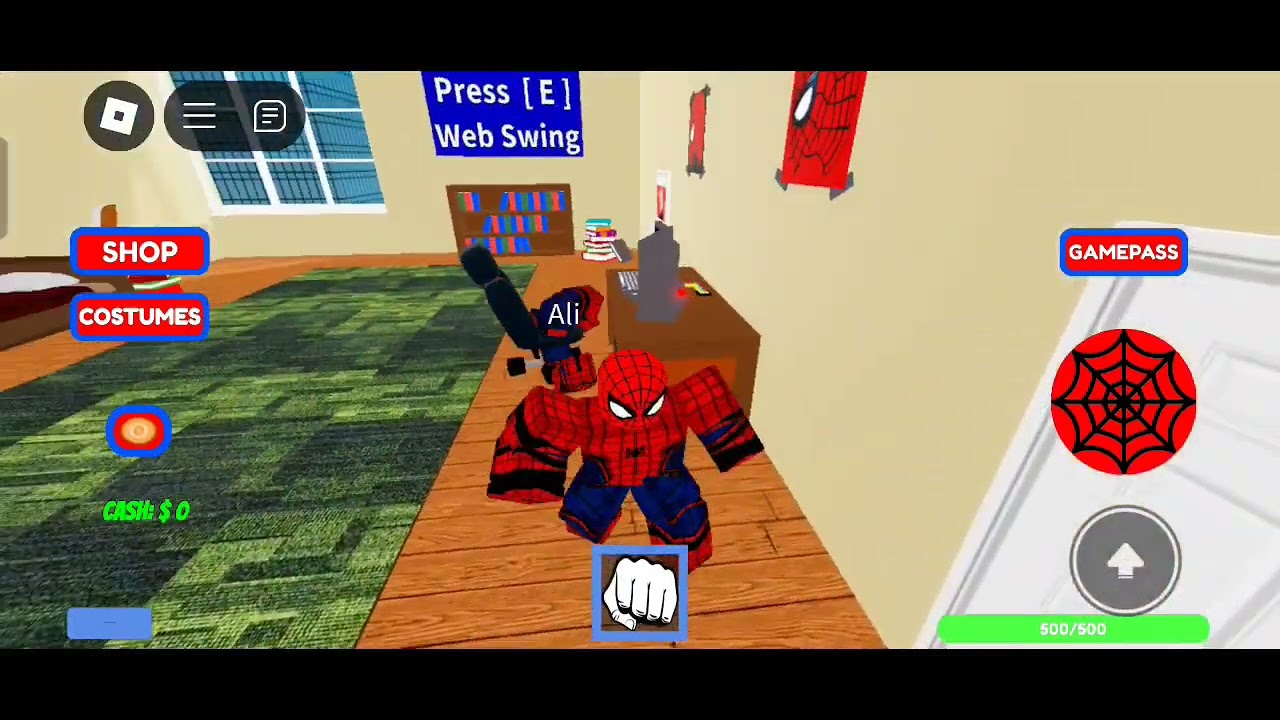 Roblox : Spiderman Simulation 01 - YouTube