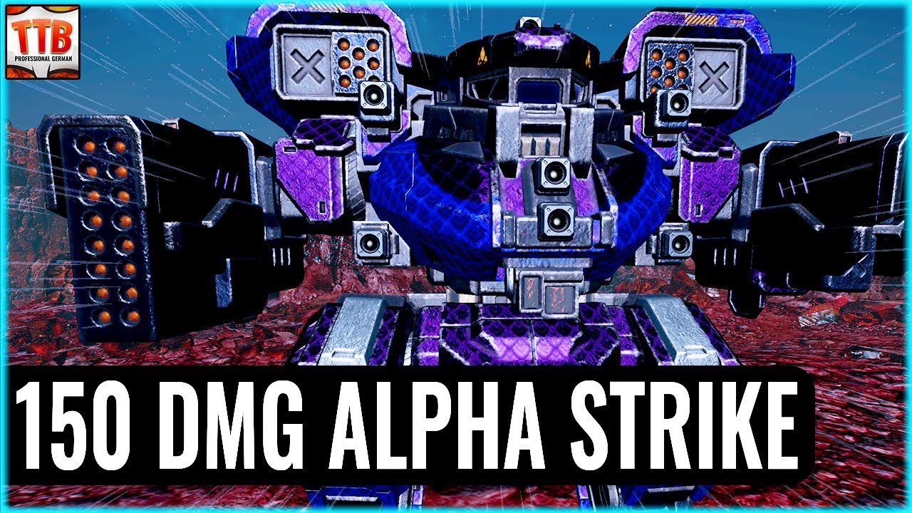 150 DMG - HIGHEST VIABLE ALPHA STRIKE FOR INNER SPHERE? - Bullshark- German Mechgineering #1077 ...