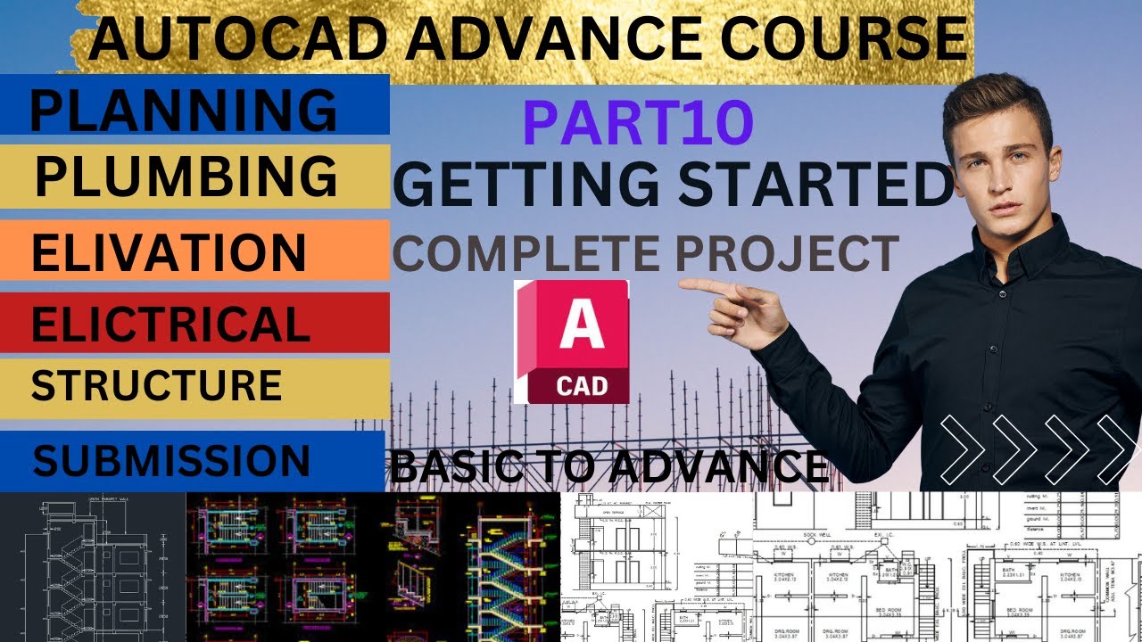 ADVANCED AUTOCAD ELECTRICAL LAYOUT PLAN 2D PART #10 🔟 BASIC TO ADVANCE ...
