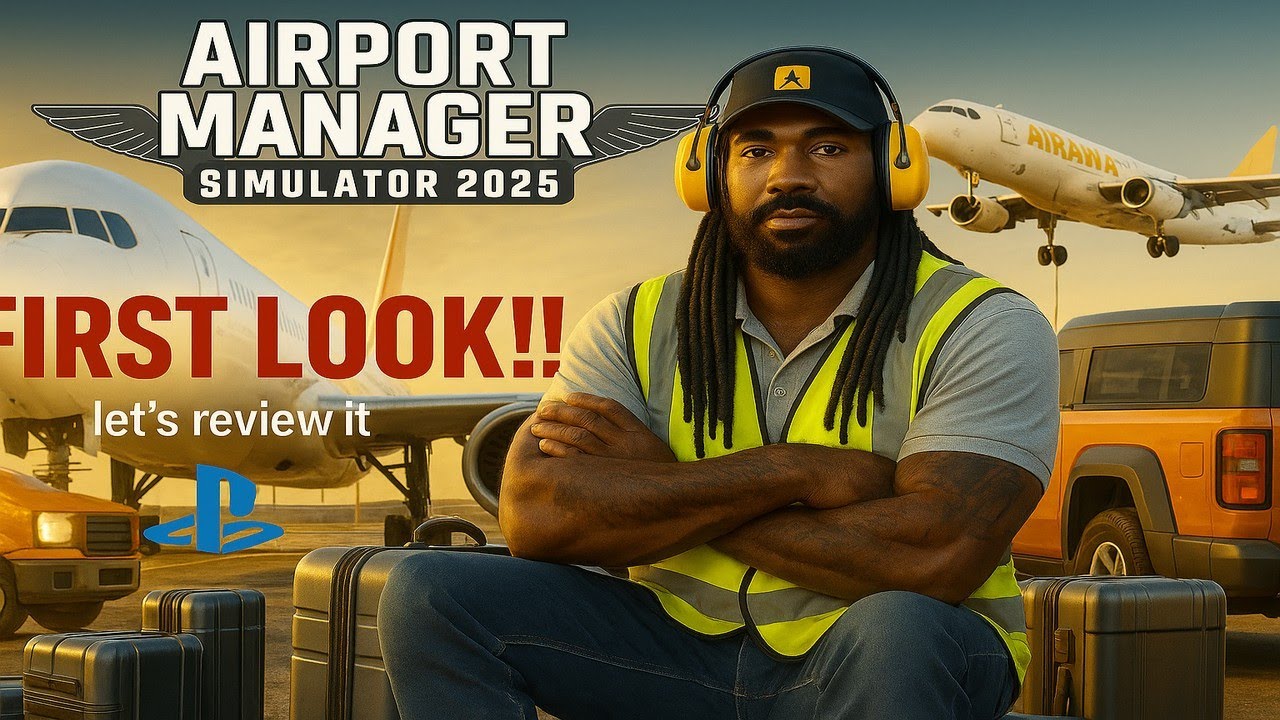 Airport Manager Simulator 2025 | Review | FIRST LOOK!! | PS4/PS5 | Part ...