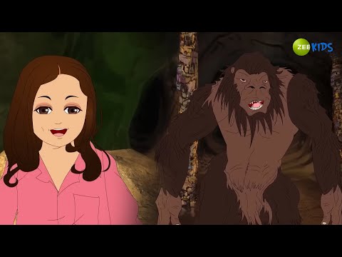 Magic Bhutu meet's Big Monkey | Magic Bhootu | Super Power Kids Show | KidZ