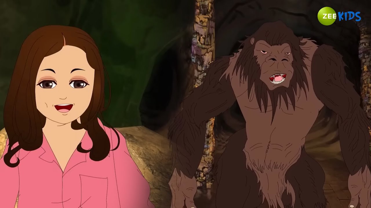 Magic Bhutu meet's Big Monkey | Magic Bhootu | Super Power Kids Show ...