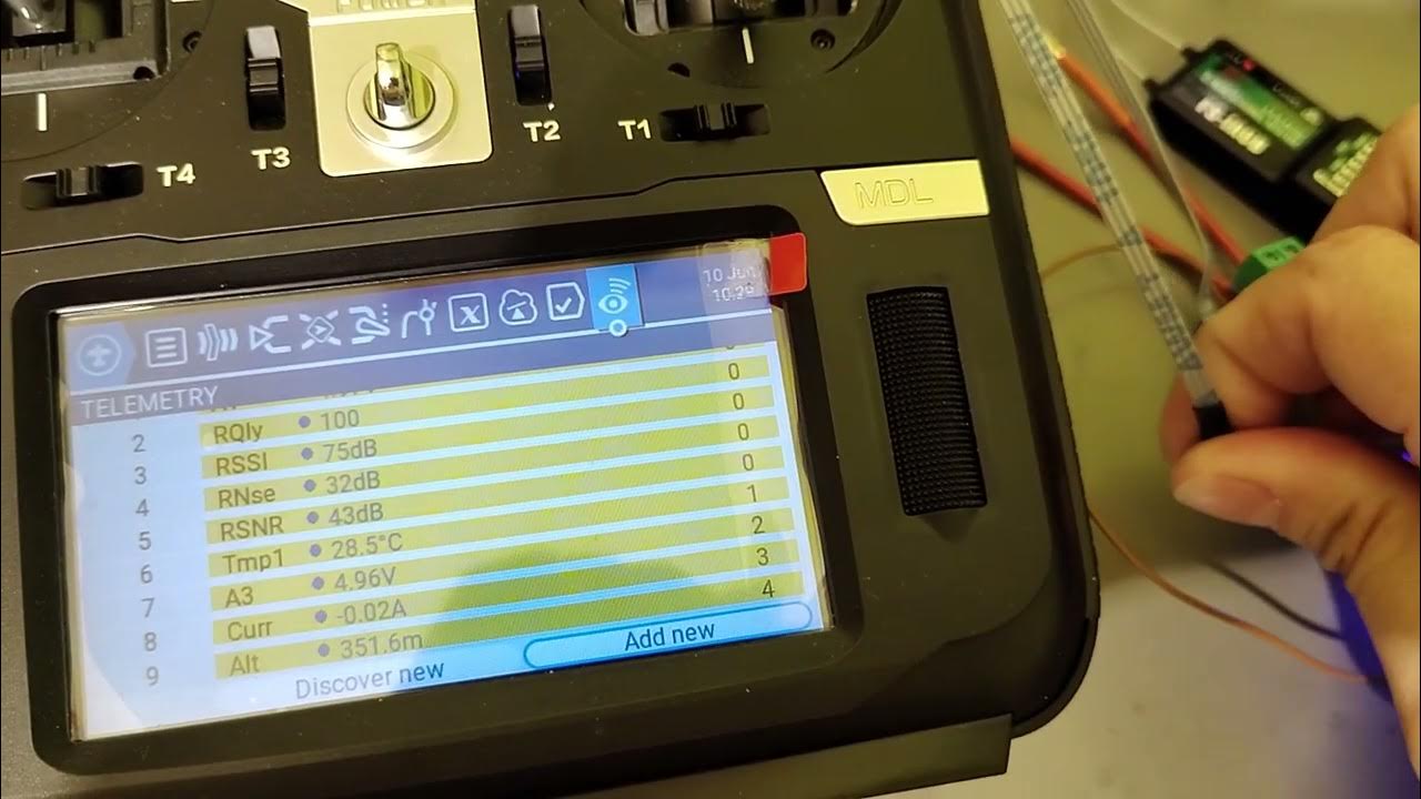 FlySky iBus telemetry sensor - OpenTx - YouTube