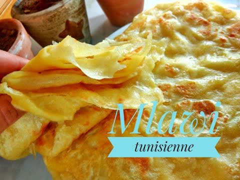 سر الحصول علي ملاوي تونسي طري ومورق💚Mlawi tunisienne 💚تحضيرات عيد ...