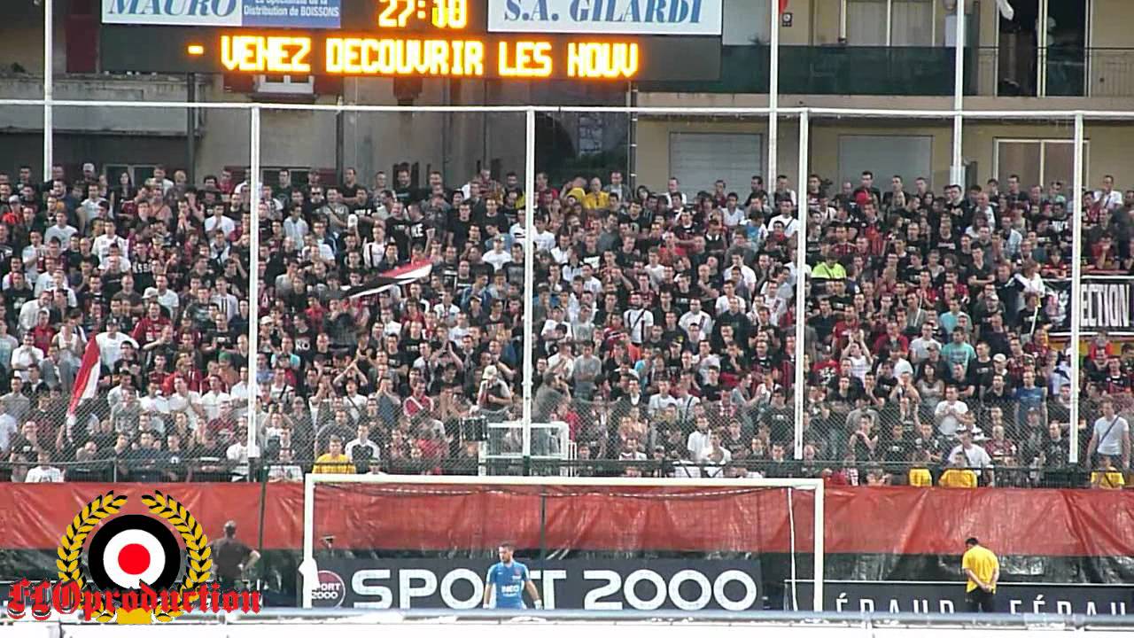 OGC NIce-Dijon FCO_côté tribunes - YouTube