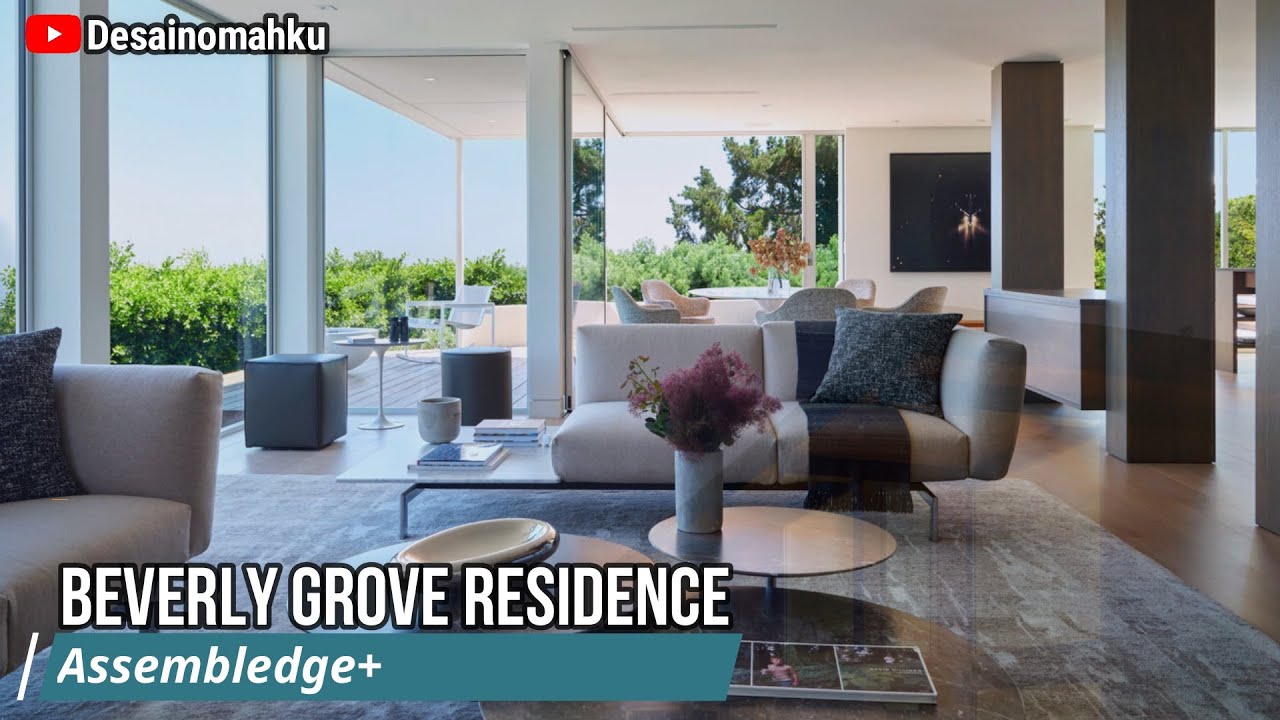 Harmony in Contrast Exploring the Beverly Grove Residence's Unique ...