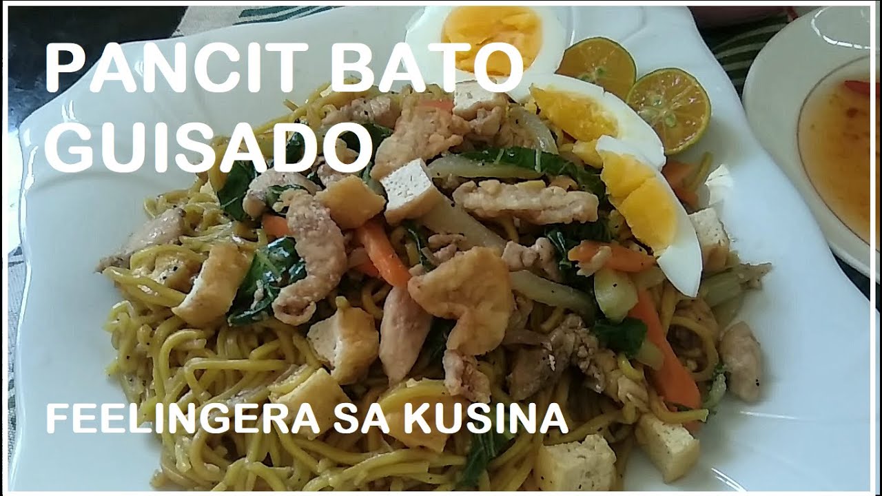PANCIT BATO NG BICOL | PAANO MAGLUTO NG PANCIT BATO | EASY PANCIT ...