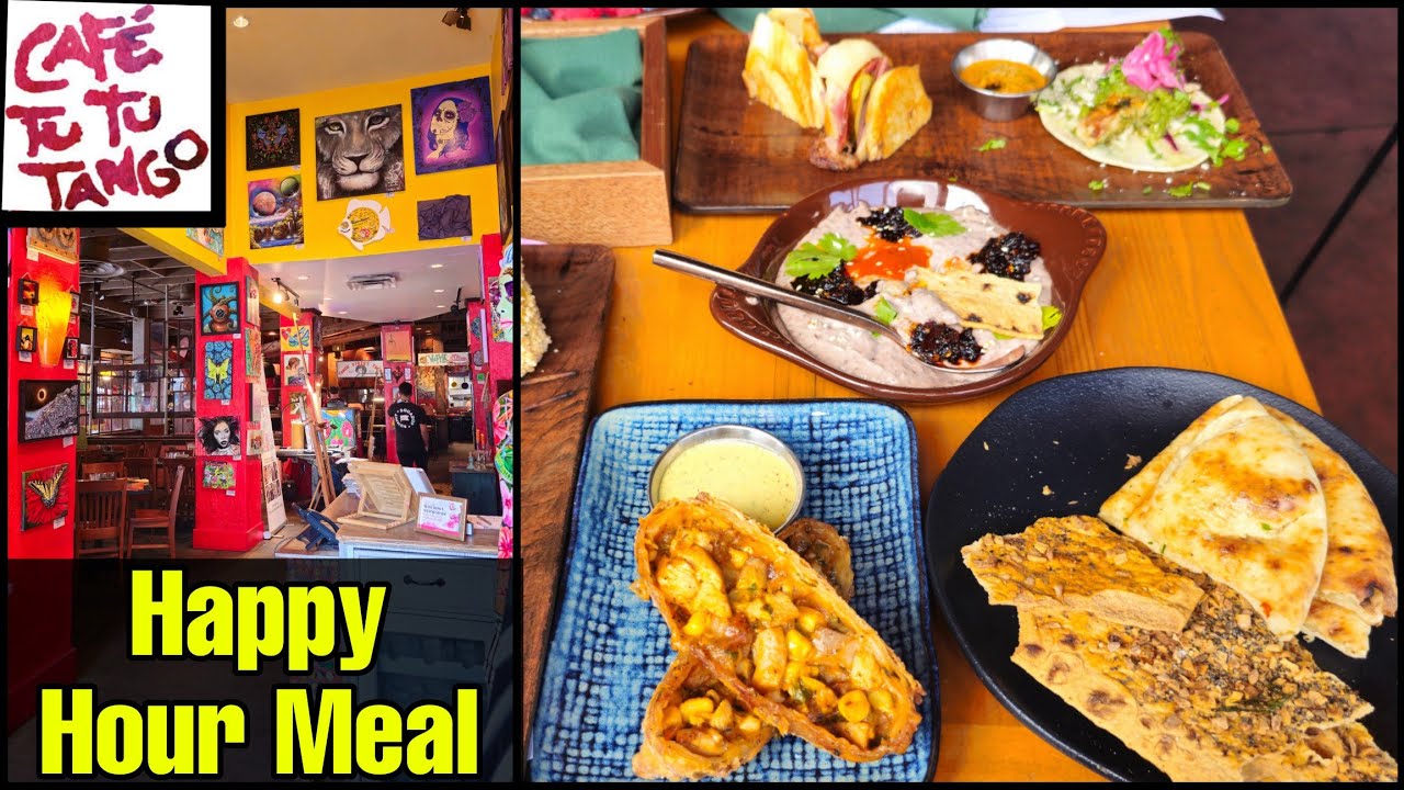 HUGE $19 Happy Hour Meal at Café Tu Tu Tango on International Drive ...