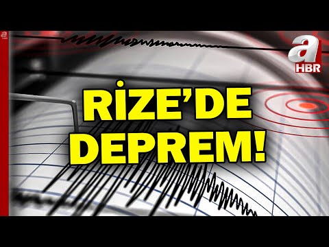 Rize'de Hemşin'de 4,7'lik Korkutan Deprem! | A Haber