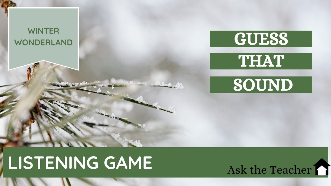 ️ Guess That Sound! | Cozy Winter Wonderland Nature Sounds Game for ...
