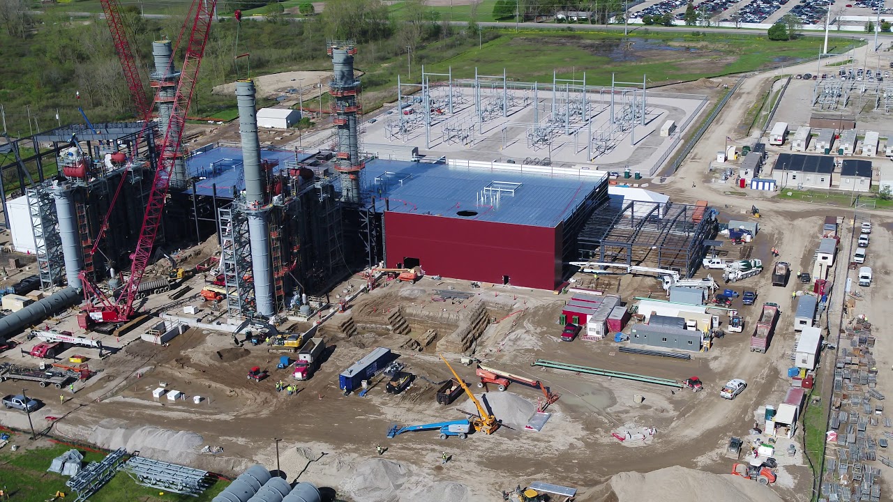 Delta Energy Park Construction - May 2020 - YouTube