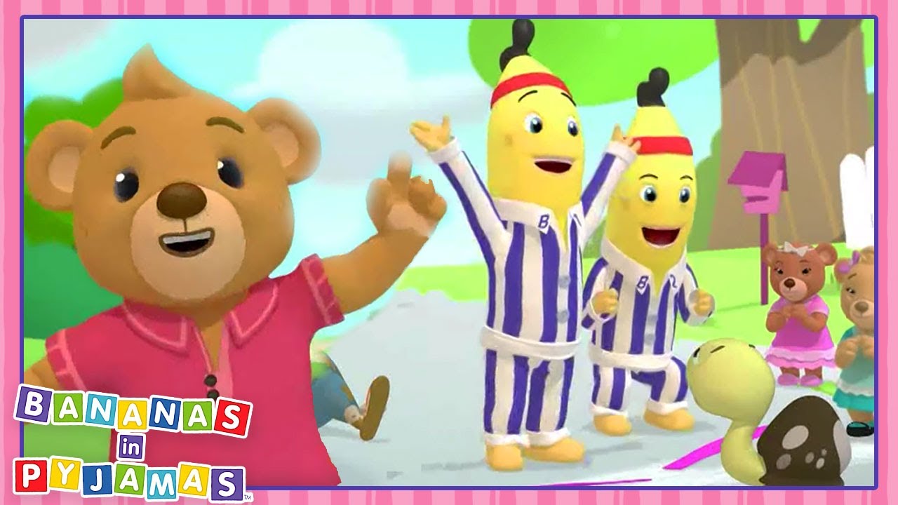Bananas Go Running! | Cartoons for kids | Bananas In Pyjamas - YouTube