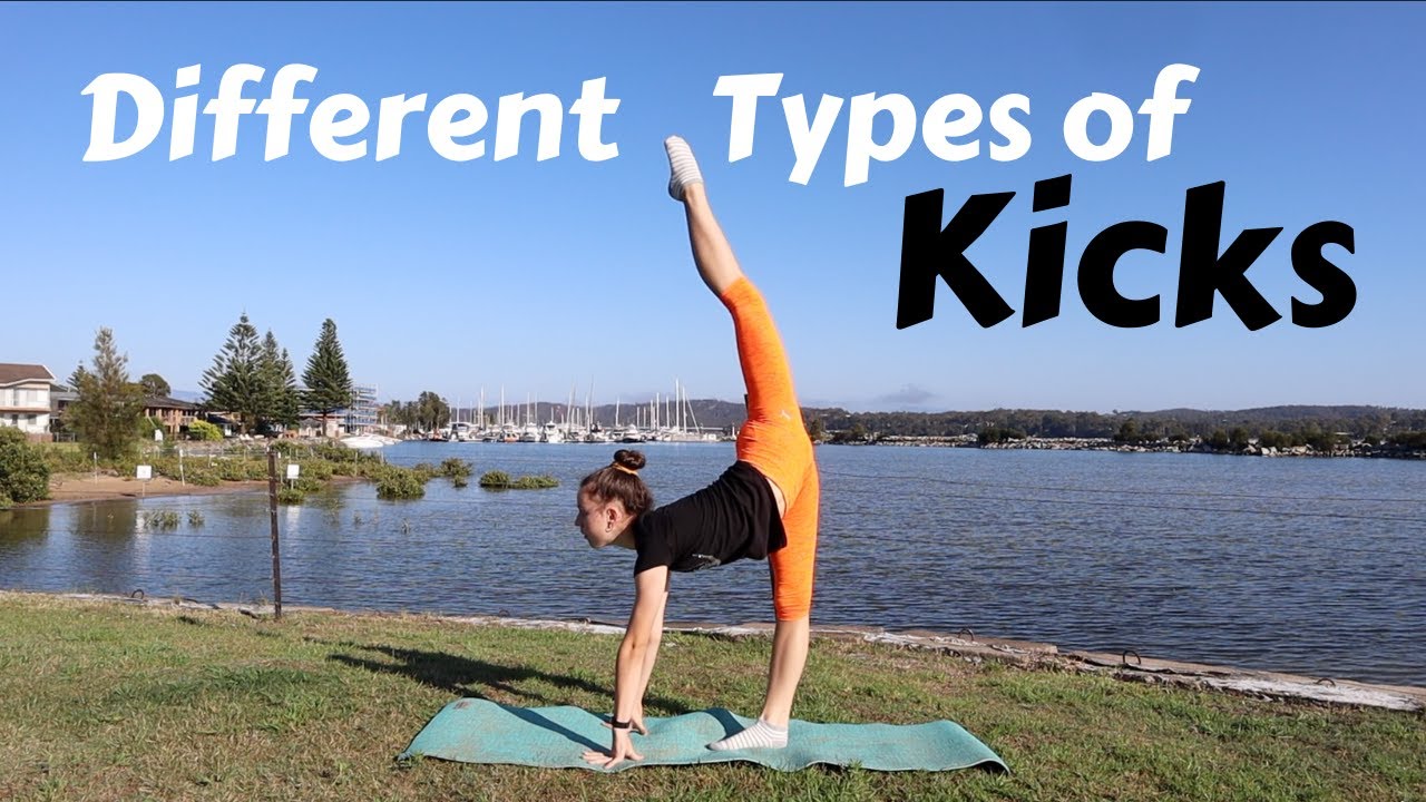Different Types of Kicks + Follow Along | Rhythmic Gymnastics - YouTube