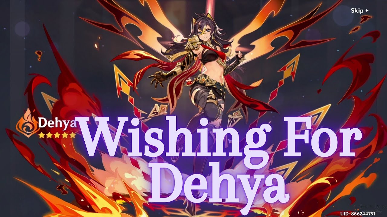 Wishing For Dehya Genshin Impact(f2p) - YouTube