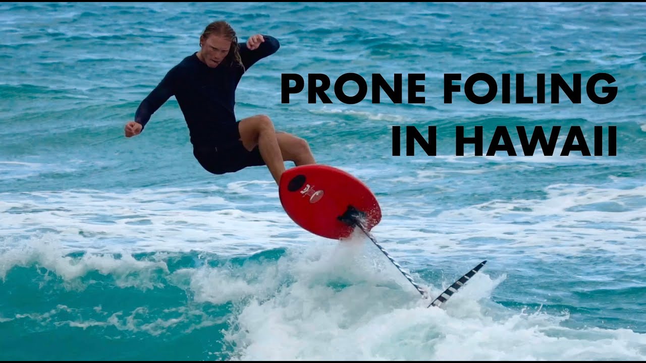 PRONE FOILING SESSION HAWAII with Noah Flegel & Armstrong Foils - YouTube