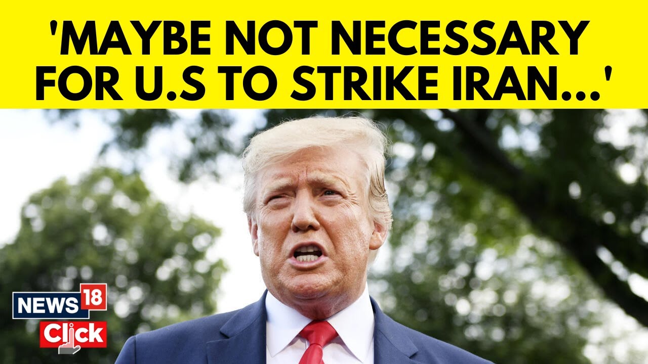 Israel Iran War | 'Maybe Not Necessary For U.s To Strike Iran...' Says ...