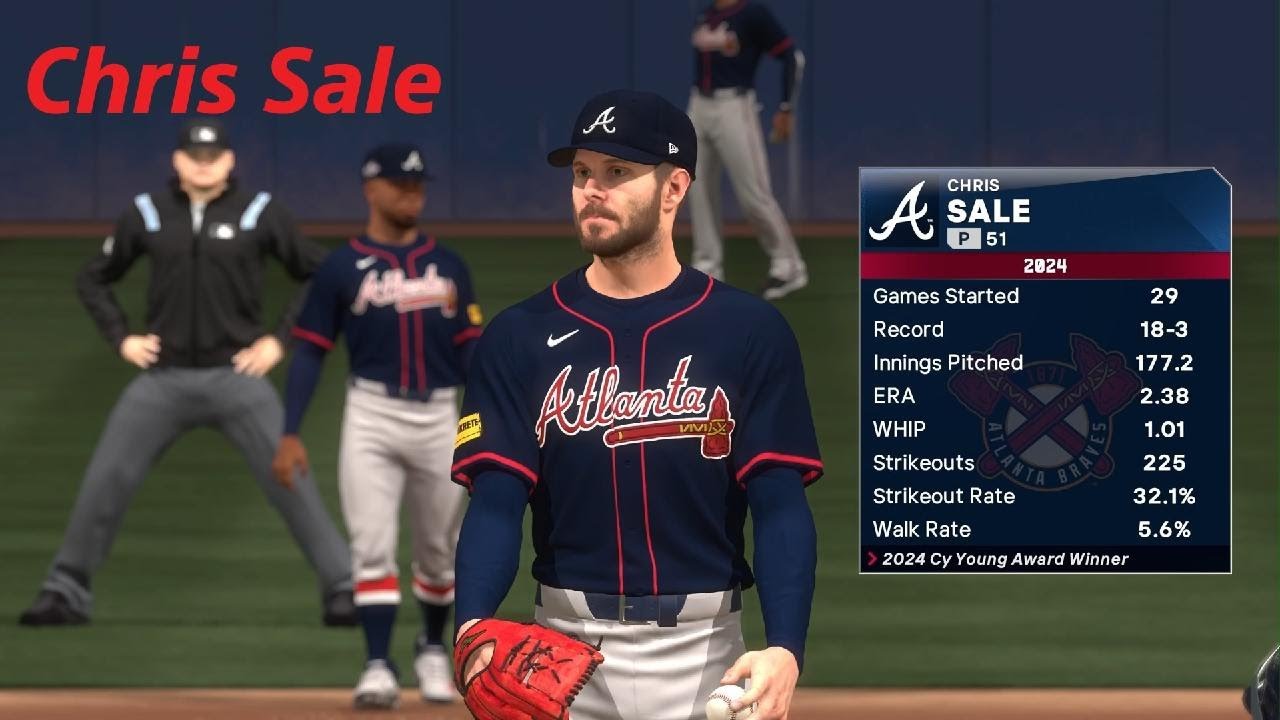 Chris Sale クリス・セール MLB The Show 25 - YouTube