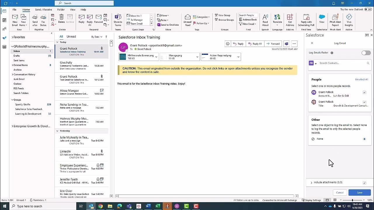 Salesforce Inbox Setup & Login - YouTube