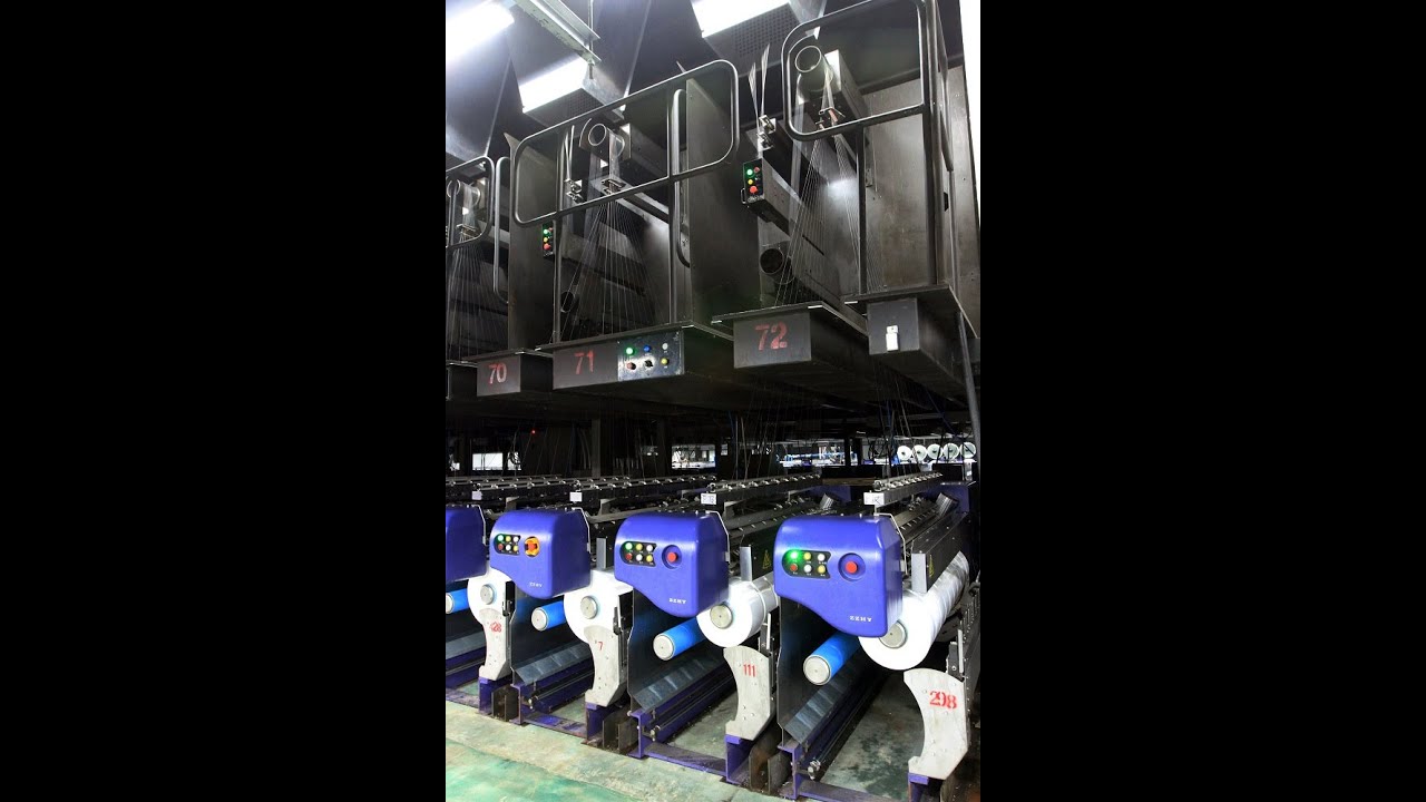 TAKE UP MACHINE FOR FILAMENT PRODUCTION LINE - YouTube
