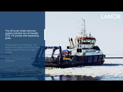 Evolution of Lamor arctic Sternmax skimmers - YouTube