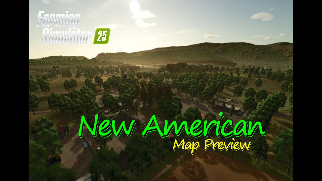 New American Map Mod preview: Massive Fields, Real Roads, and Epic ...