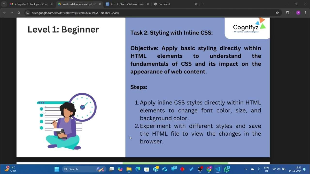 Creating Basic Web page using HTML - YouTube